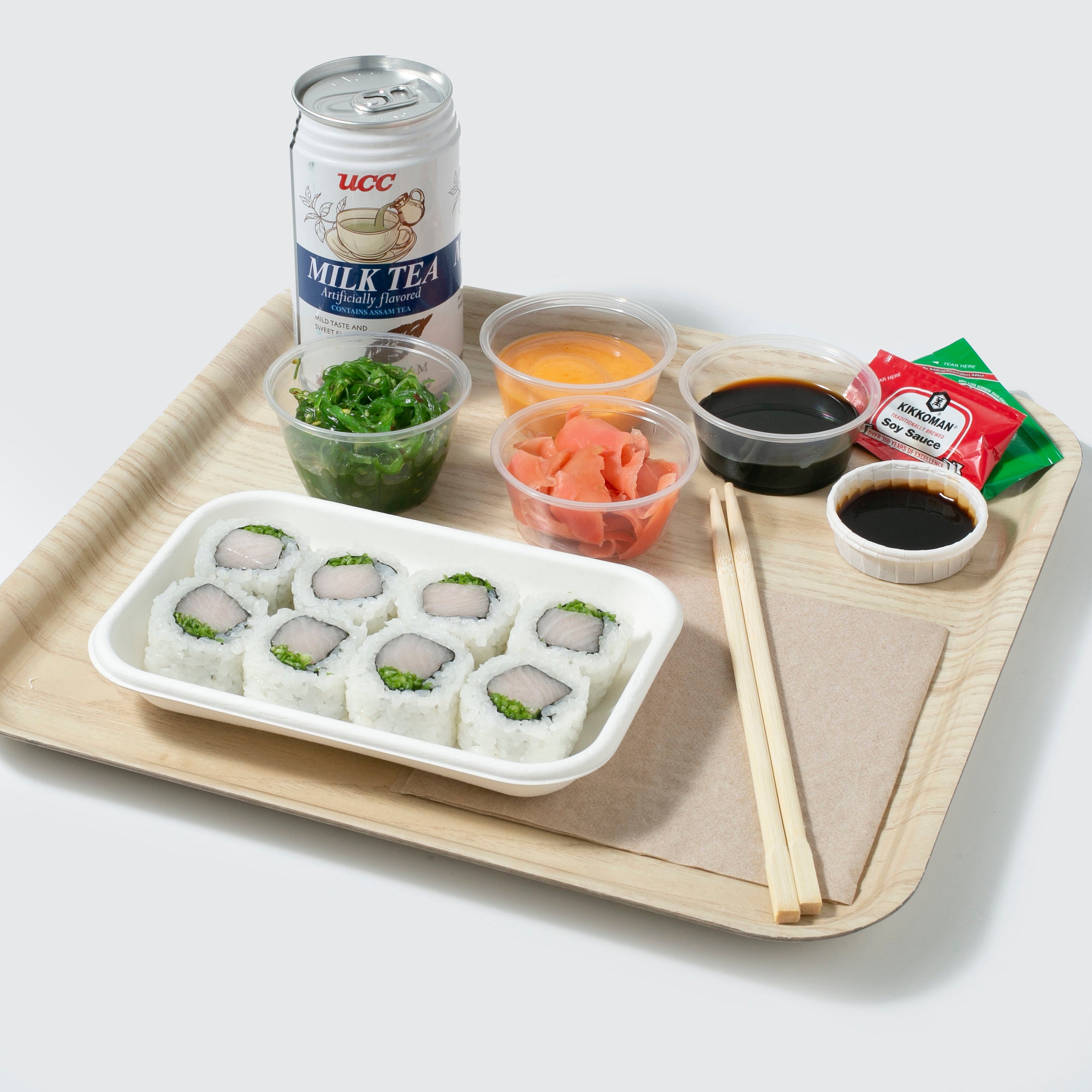 Yellowtail & Scallion Roll (8 Pieces) | The Goblin